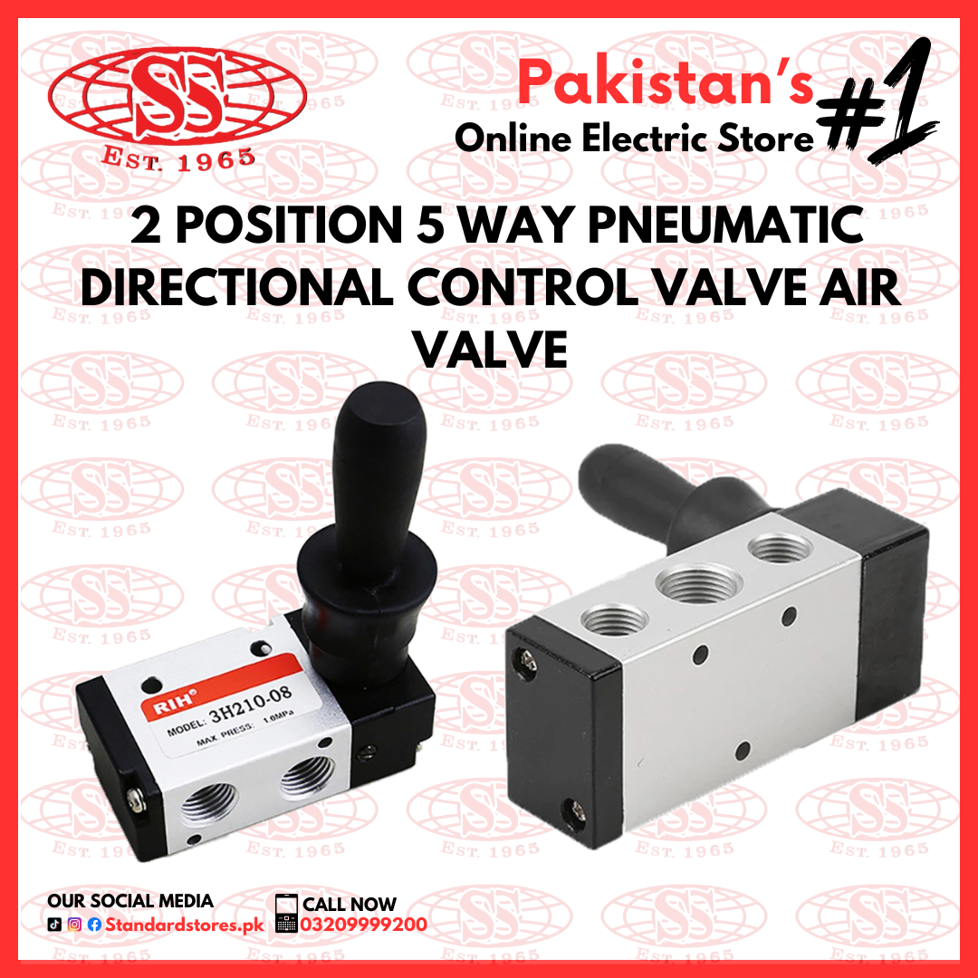 Handel Valve 2 Position 5 Way Pneumatic Directional Control Valve Air ...