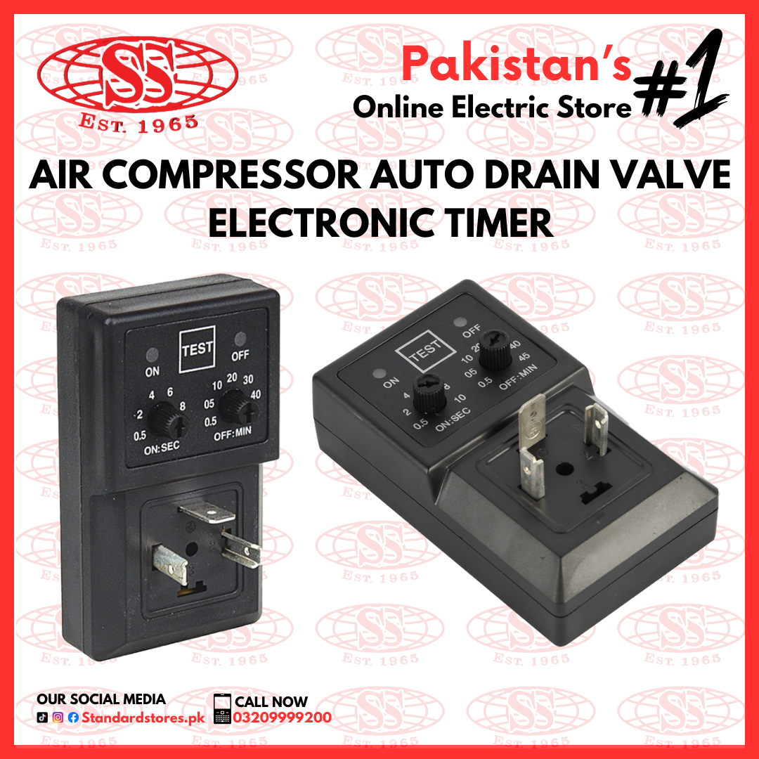 Air Compressor Auto Drain Valve Electronic Timer — Standard Electric Co.