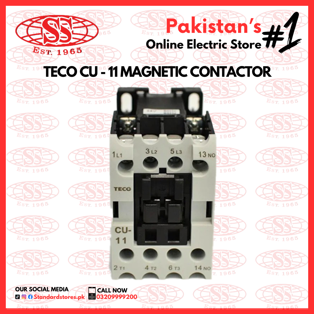 TECO CU-11 Magnetic Contactor - Industrial Electrical Switch for Relia — Standard Electric Co.