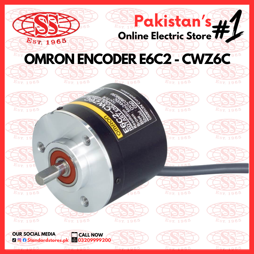 Omron E6C2-CWZ6C Incremental Rotary Encoder — Standard Electric Co.