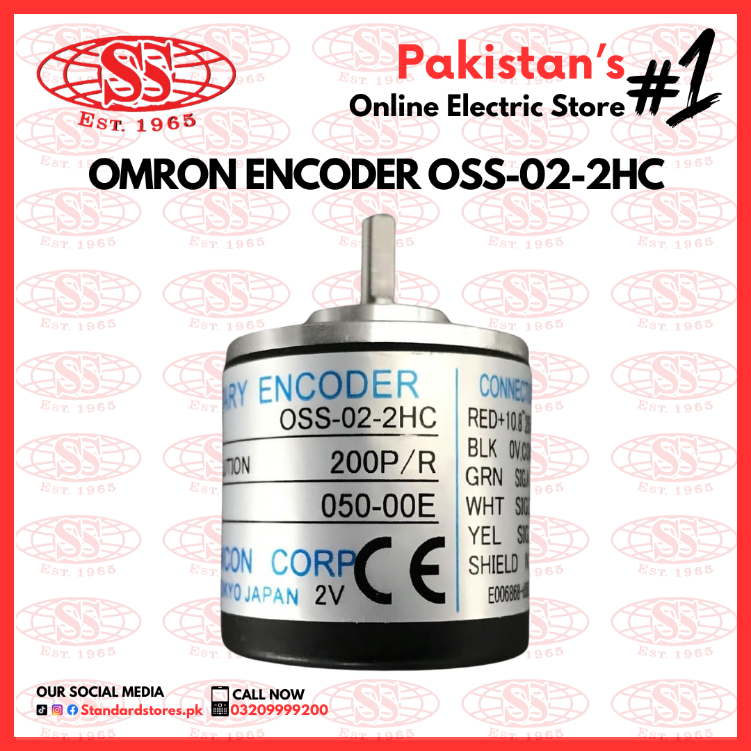 Omron Encoder OSS-02-2HC Nemicon High Resolution Rotary Encoders — Standard Electric Co.