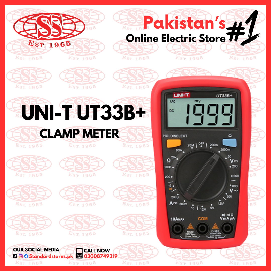 Digital Multi Meter UT33B+ UNI-T — Standard Electric Co.