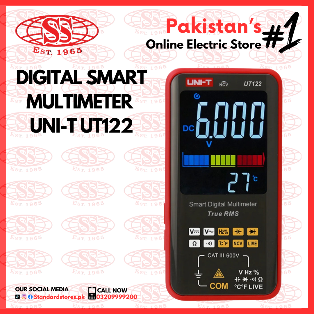 Digital Smart Multimeter UNI-T UT122 — Standard Electric Co.