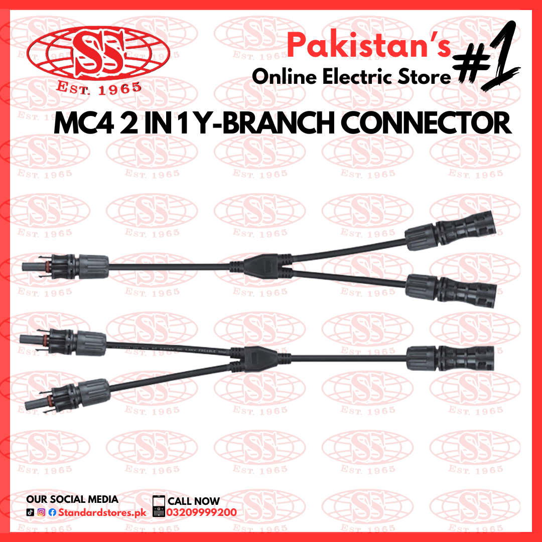 MC4 2 IN 1 Y-Branch Connector — Standard Electric Co.