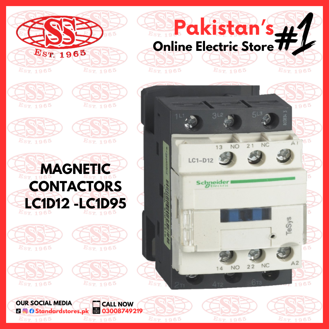 Magnetic Contactors - LC1D12 / LC1D95 — Standard Electric Co.