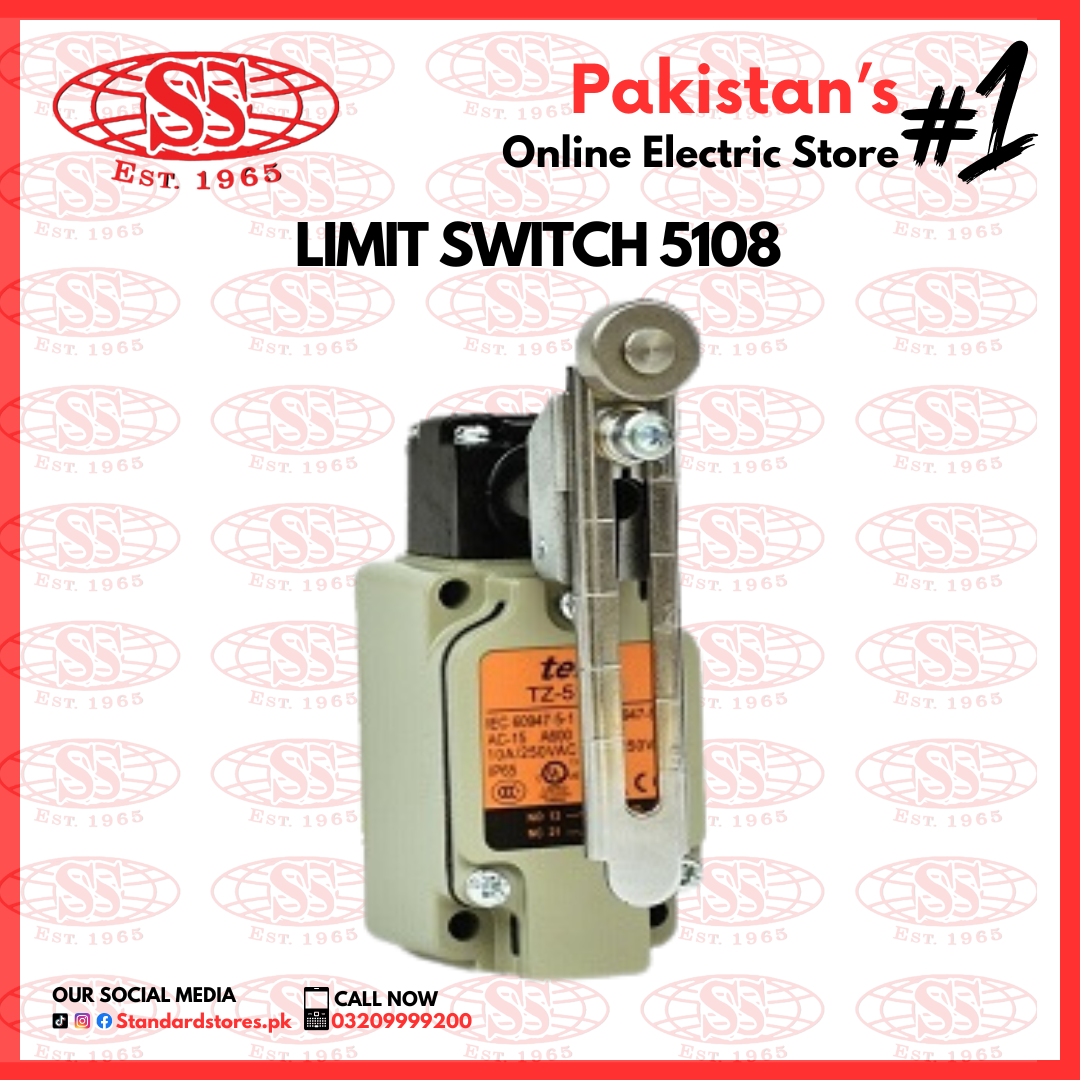 Limit Switches (5101, 5102, 5104, 5106, 5107, 5108) Made in China — Standard Electric Co.