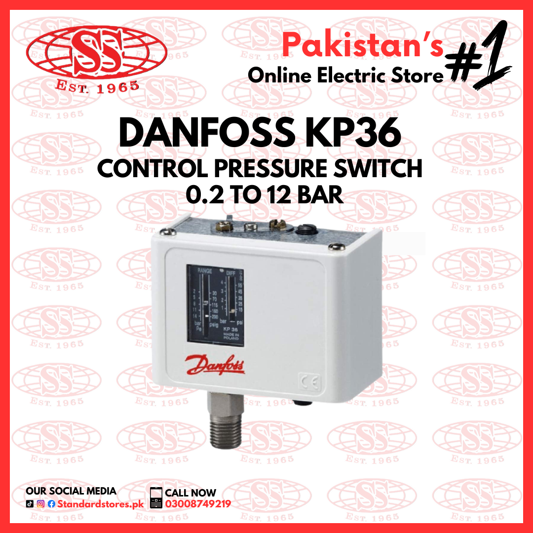 Pressure Control Switch DANFOSS KP36 / KP35 / KP1 (China) — Standard Electric Co.