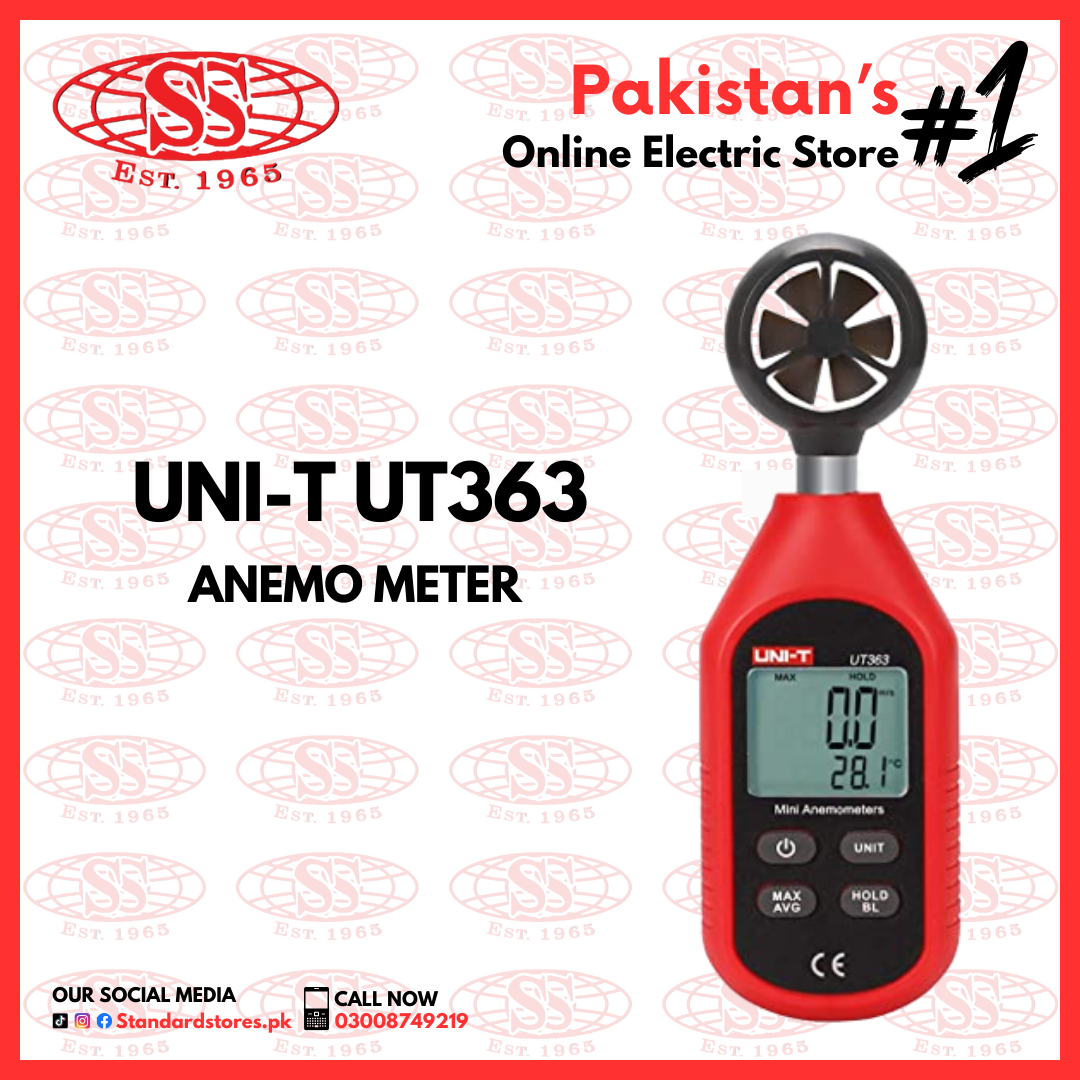 Digital Anemometer UNI-T UT363 — Standard Electric Co.