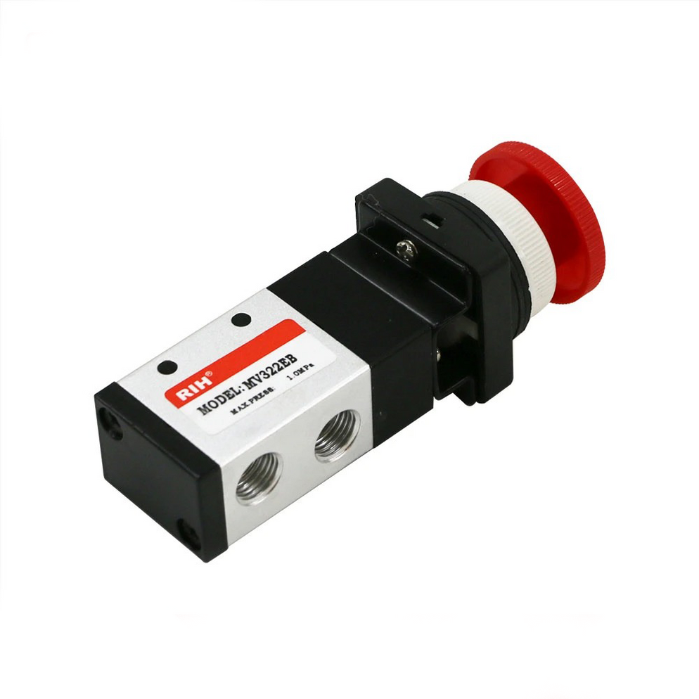 Emergency Stop Pneumatics Mechanical 2/1 Valve Emergency stop Self-loc ...