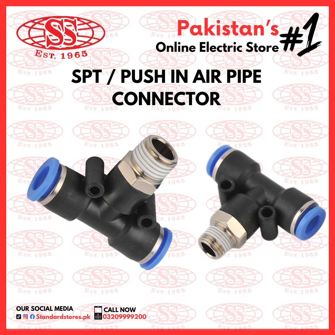SPT / Push in Air Pipe Connector for pneumatic connections — Standard ...
