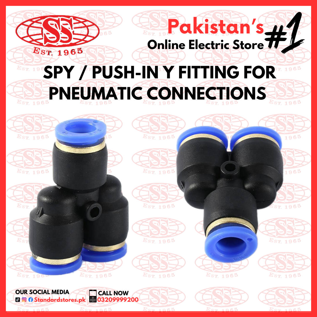 SPY / Push-in Y Fitting For Pneumatic Connections — Standard Electric Co.
