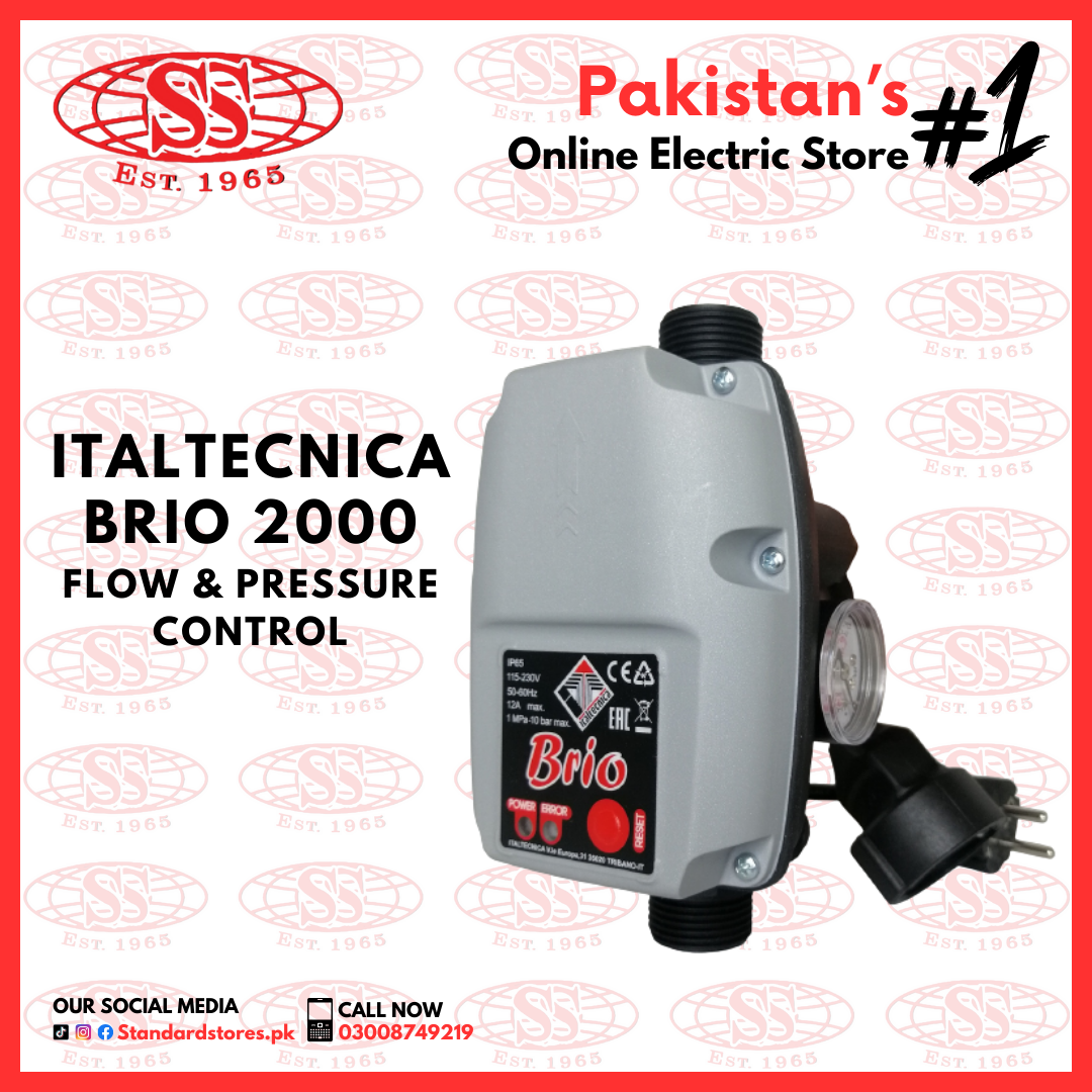 Pressure Switch Auto Flow Controller ITALTECNICA Italy BRIO 2000 ...