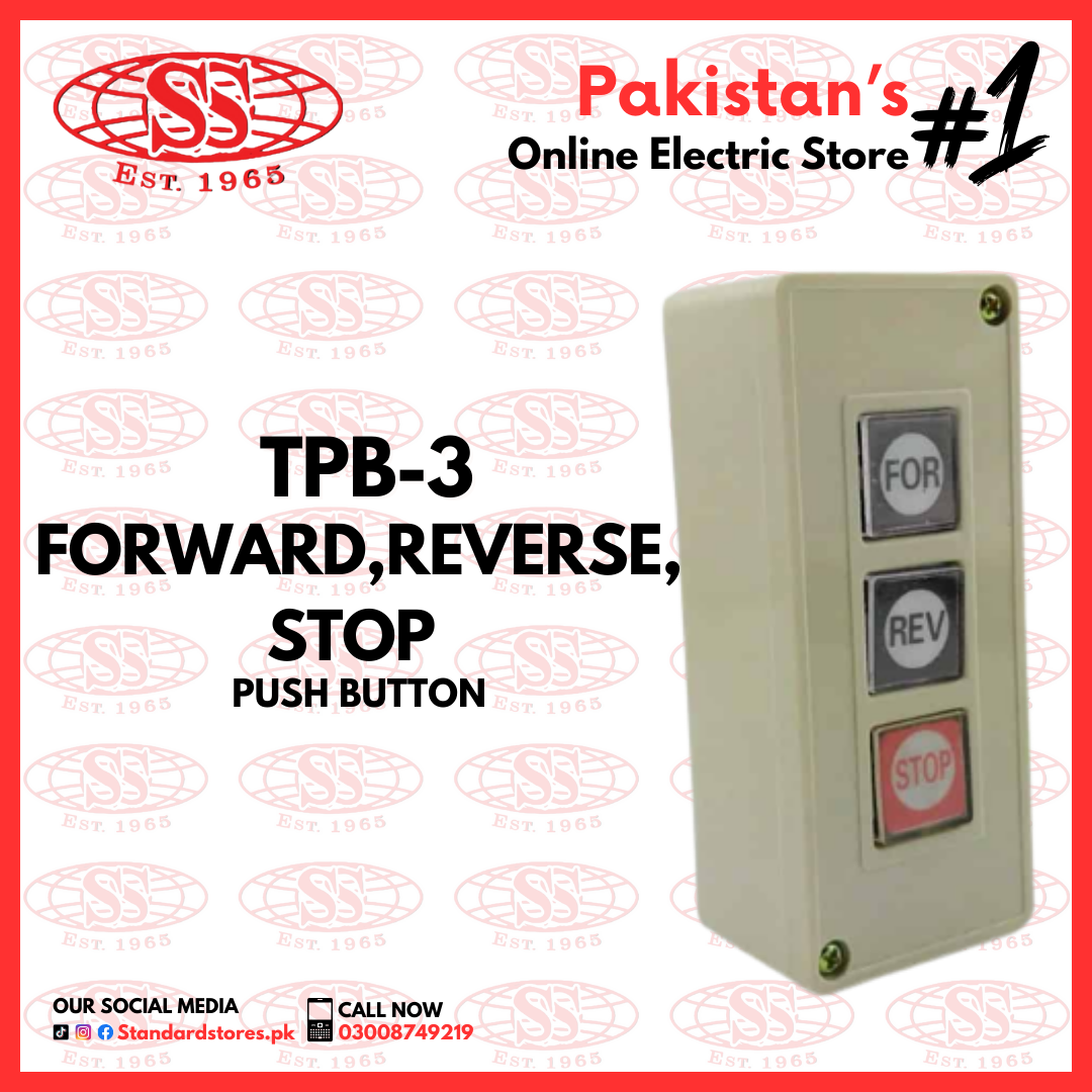 Control Push Button TPB-3 Forward/Reverse/Stop — Standard Electric Co.