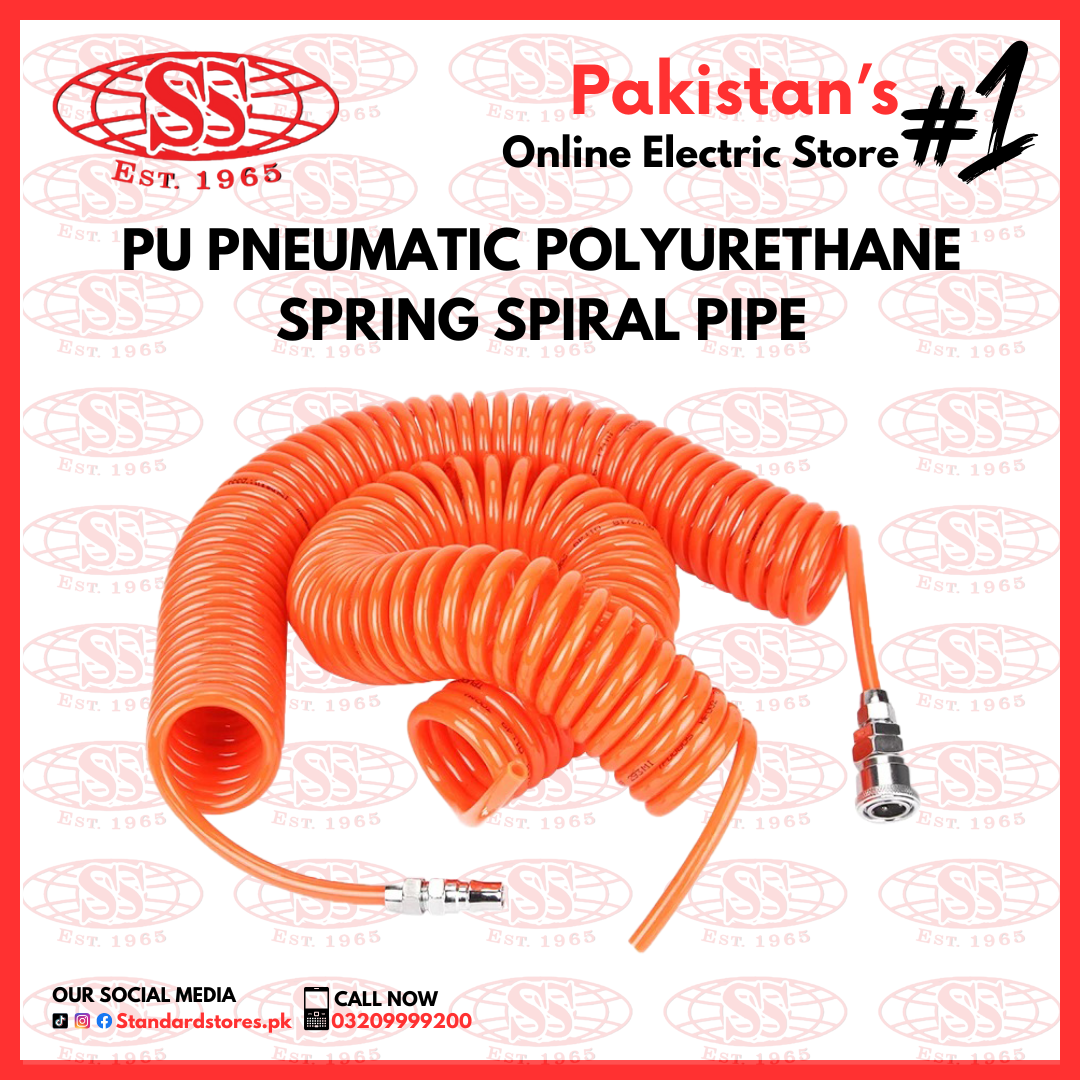 PU Pneumatic Polyurethane Spring Spiral Pipe — Standard Electric Co.