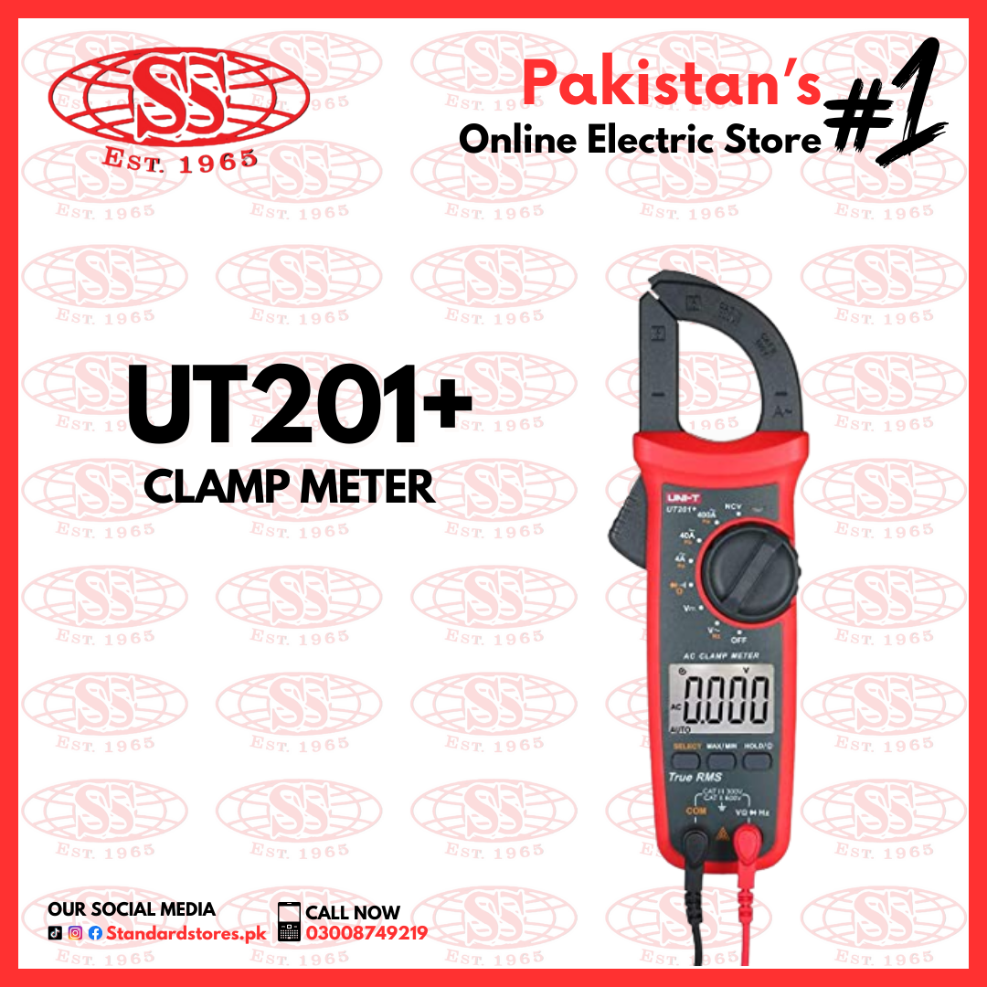 Digital Clamp Meter UNI-T UT201+ — Standard Electric Co.