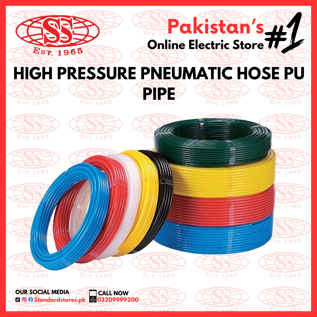 High Pressure Pneumatic Hose PU Pipe — Standard Electric Co.