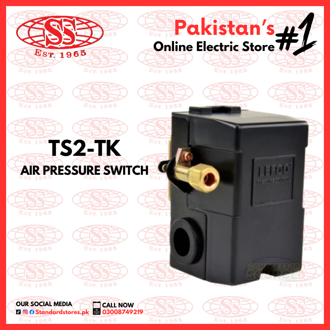 Pressure Switch for Air Compressor 1 Phase TS2-TK LIVER — Standard Electric Co.