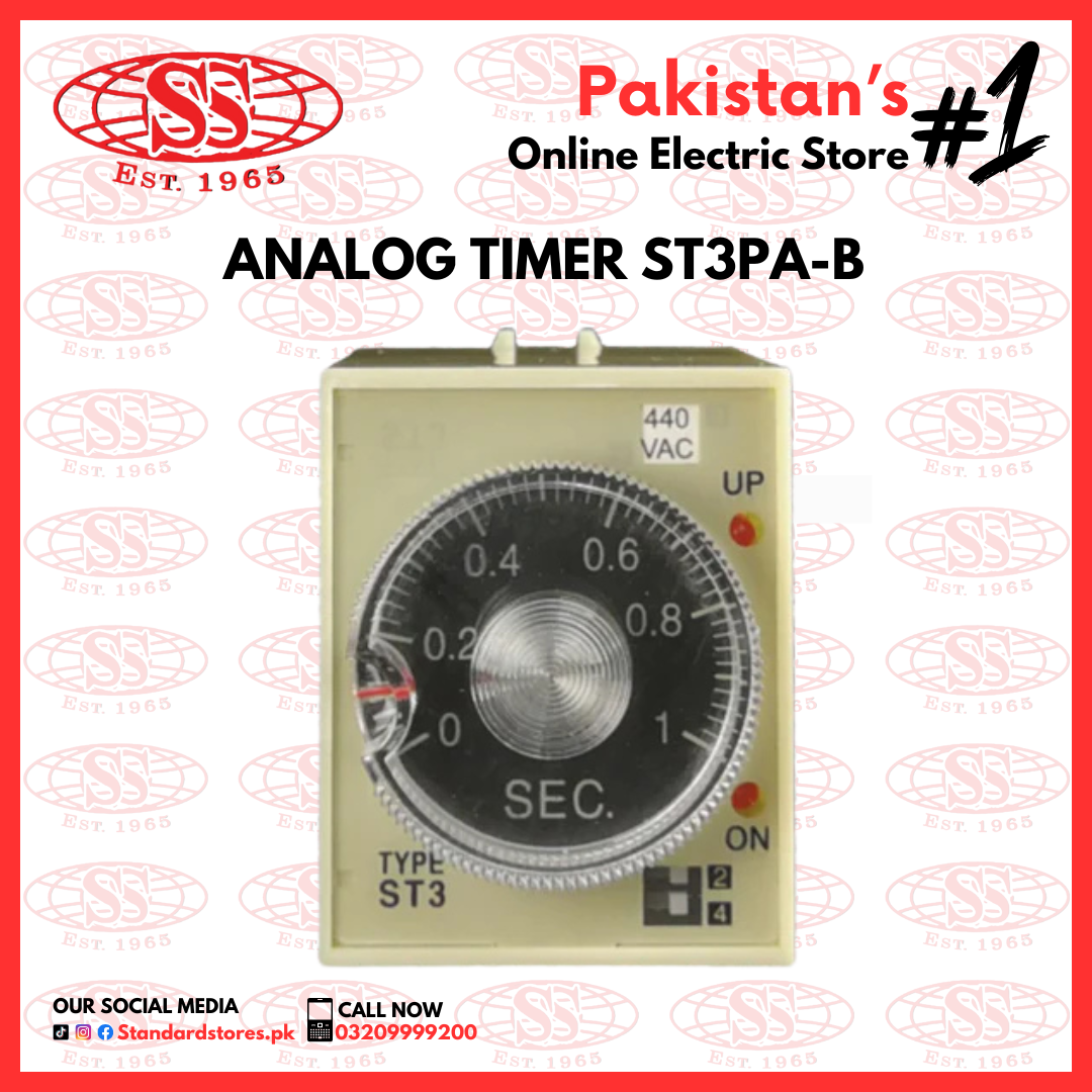 Analog Timer ST3PA-B (1SEC - 6Min) — Standard Electric Co.