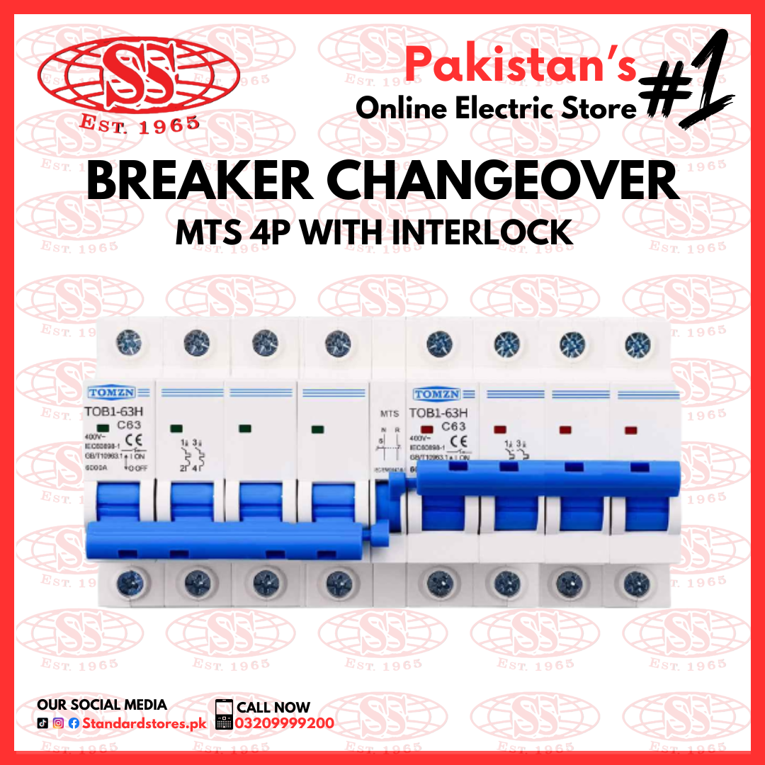 Breaker Changeover MTS 4P 63AMP With Interlock Safety — Standard ...
