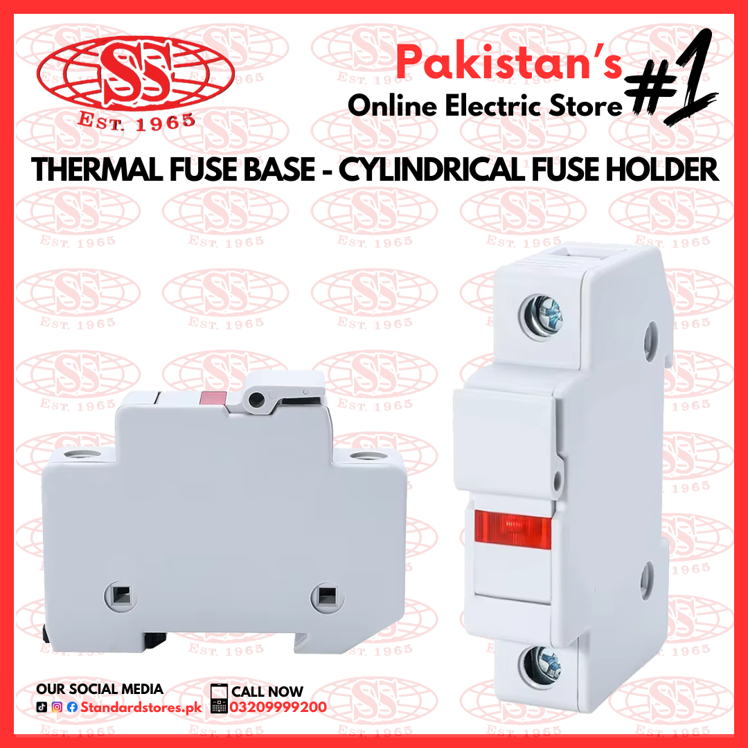 Thermal Fuse Base - Cylindrical Fuse Holder — Standard Electric Co.