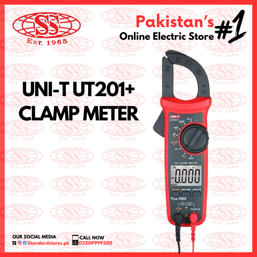 Digital Clamp Meter UNI-T UT201+ — Standard Electric Co.