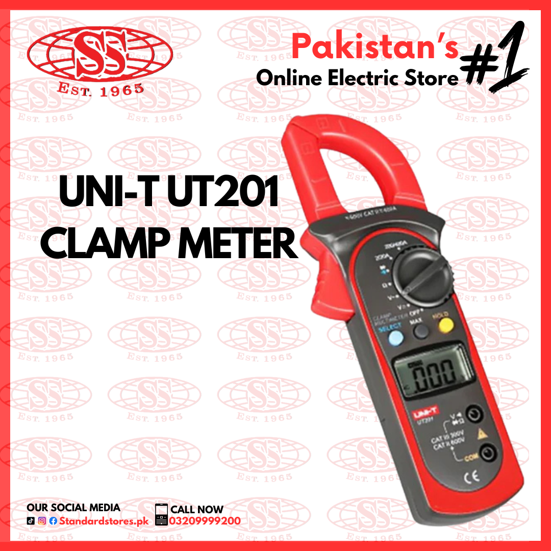 Digital Clamp Meter UNI-T UT201 Classic — Standard Electric Co.