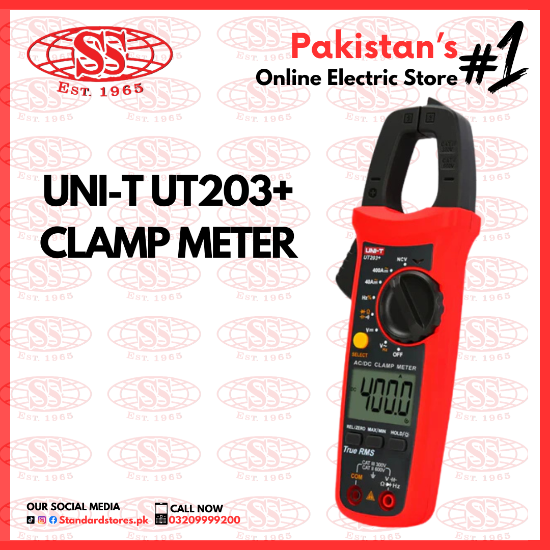 Digital Clamp Meter UNI-T UT203+ — Standard Electric Co.