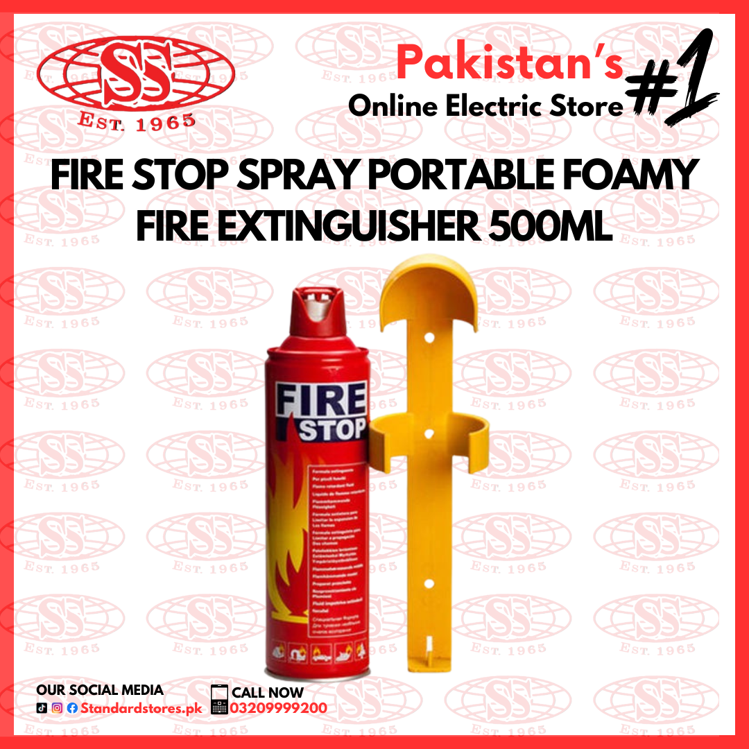 Fire Stop Spray Portable foamy Fire Extinguisher 500ml — Standard ...