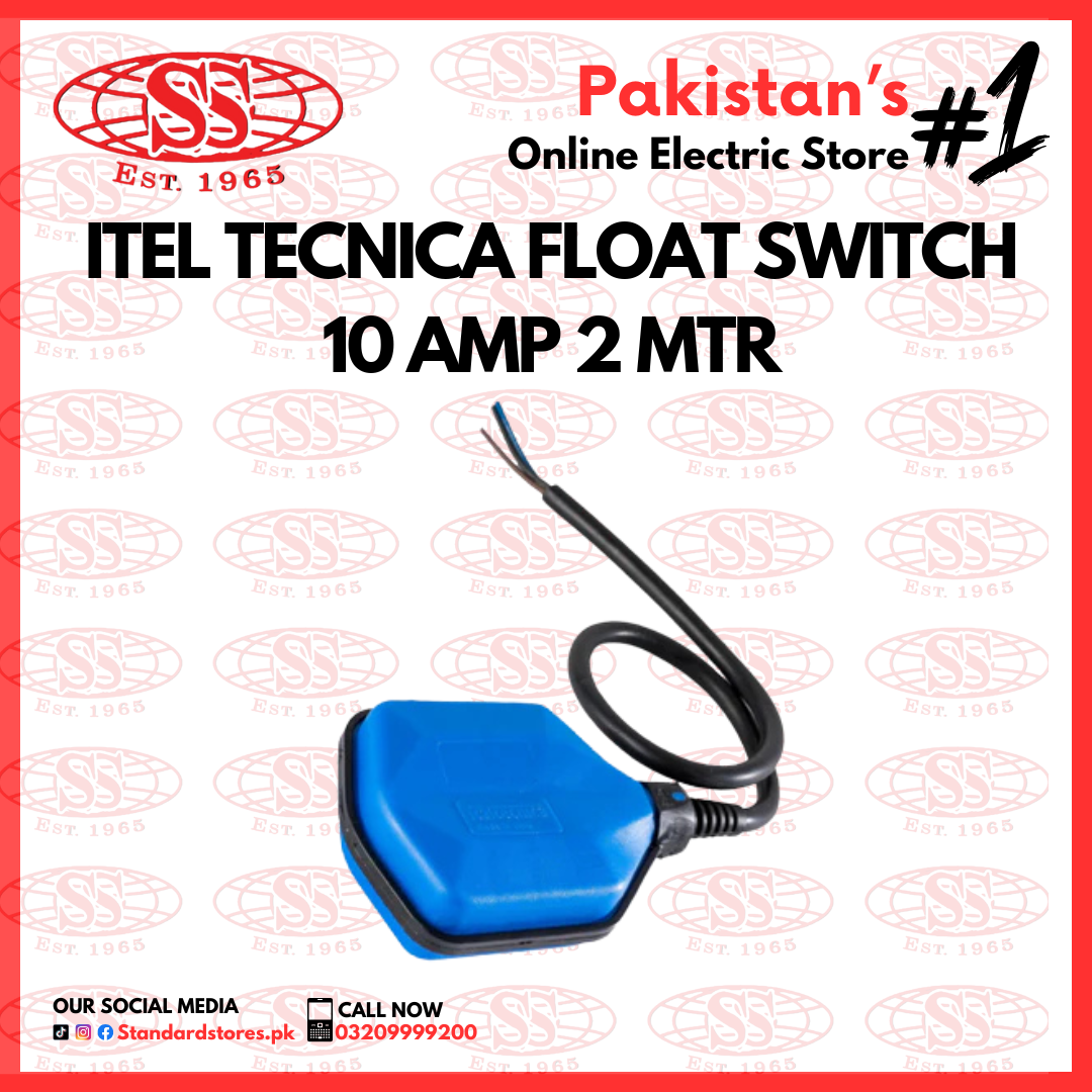 Float Switch ITALTECNICA Italy for Water Tanks — Standard Electric Co.