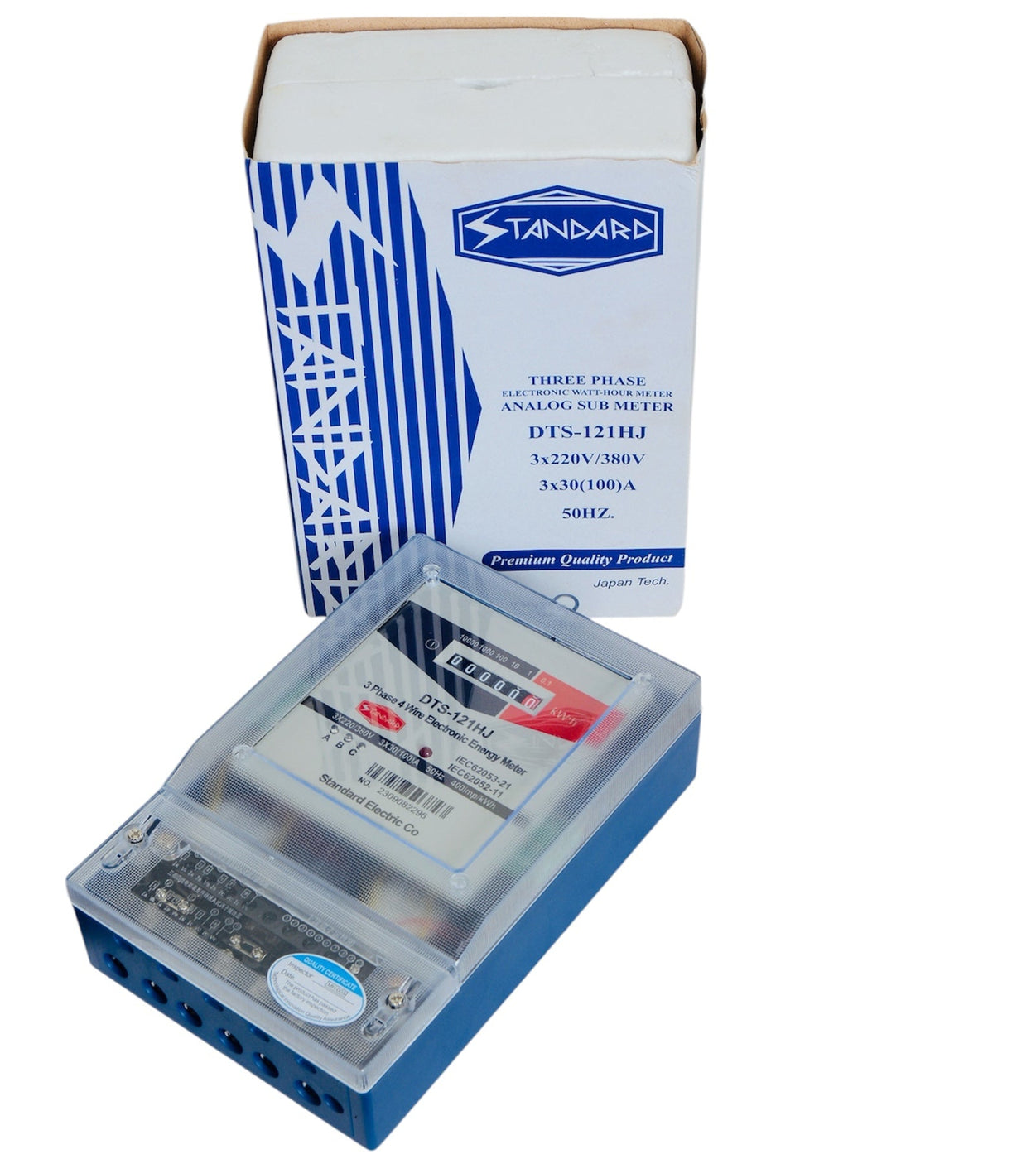 Three Phase Analog Energy Meter 3 Phase Sub Meter kwh Meter — Standard ...