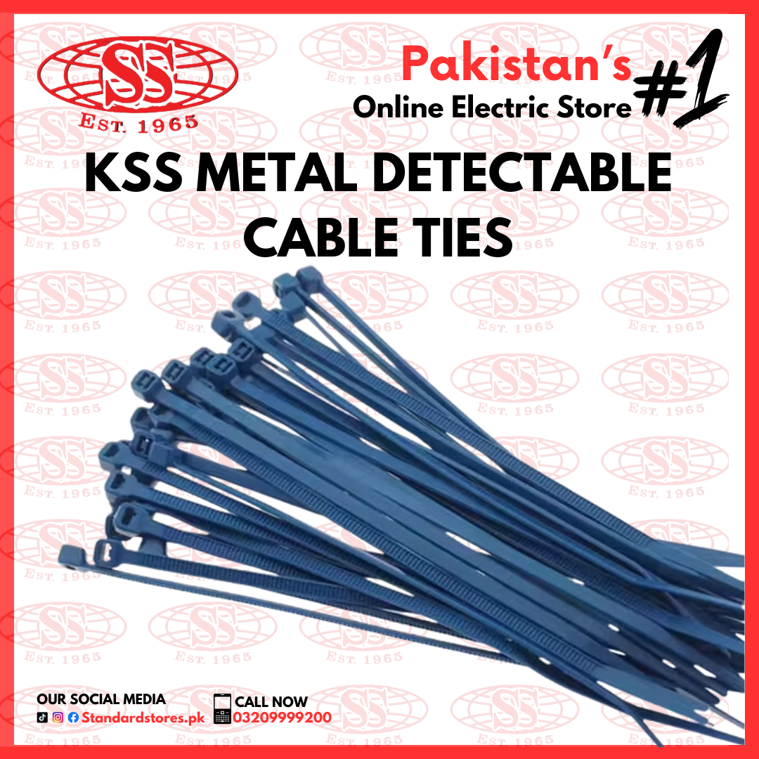 Metal Detectable Cable Ties ( Price On Demand) — Standard Electric Co.
