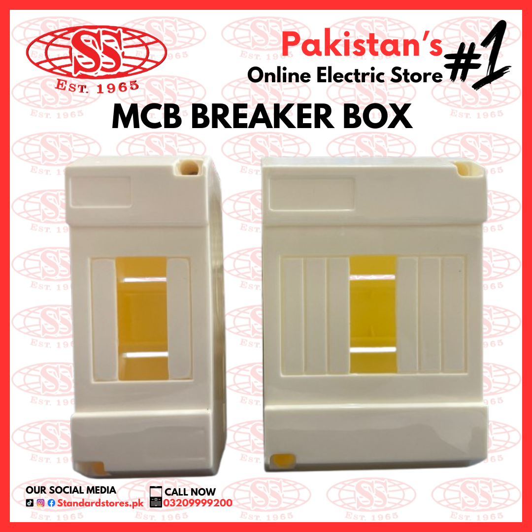 MCB Breaker Box Plastic Screw Type — Standard Electric Co.