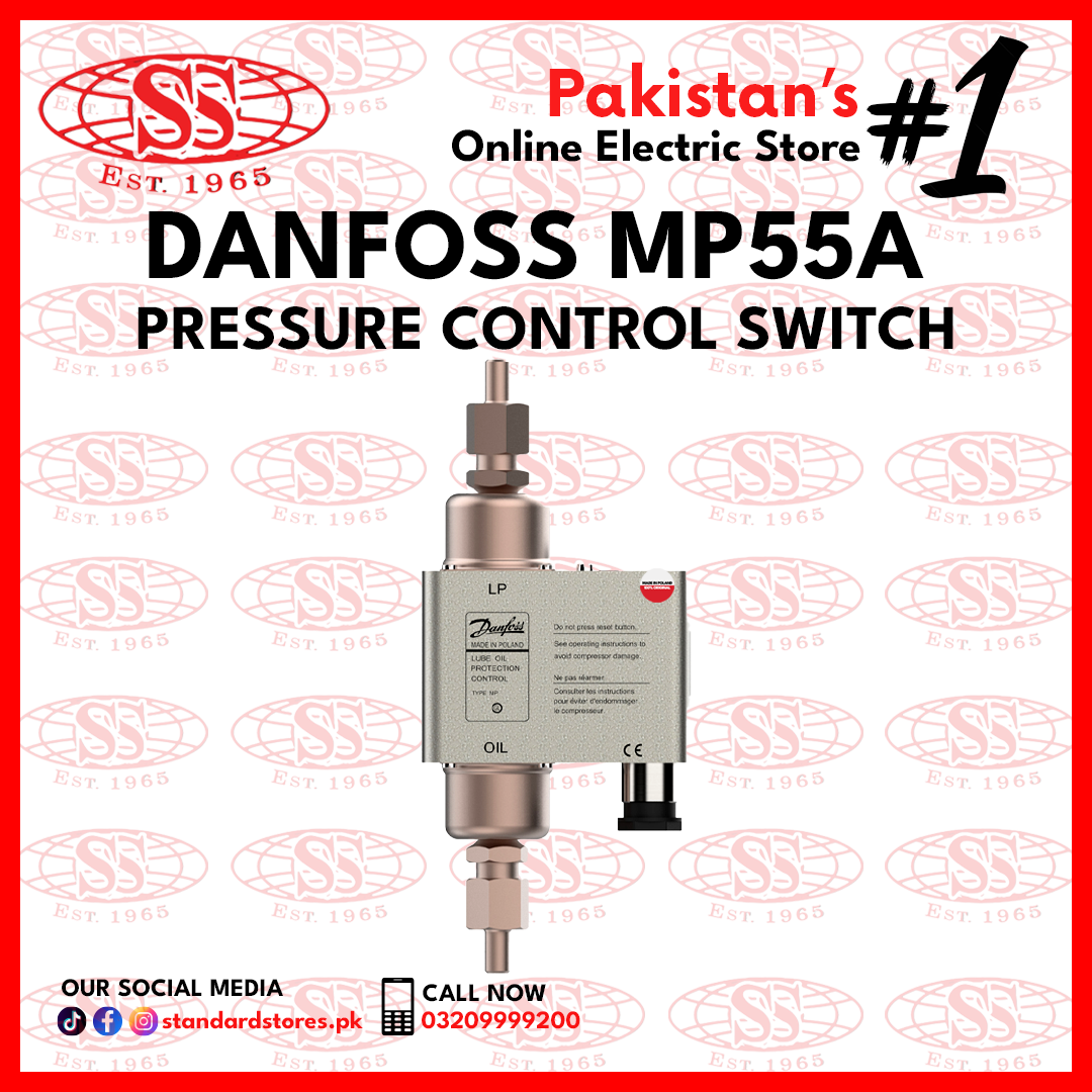 Pressure Control Switch DANFOSS MP55A (Original) — Standard Electric Co.