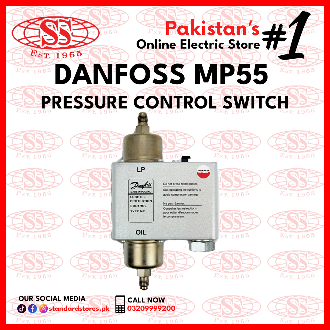 Pressure Control Switch DANFOSS MP55 (Original) — Standard Electric Co.