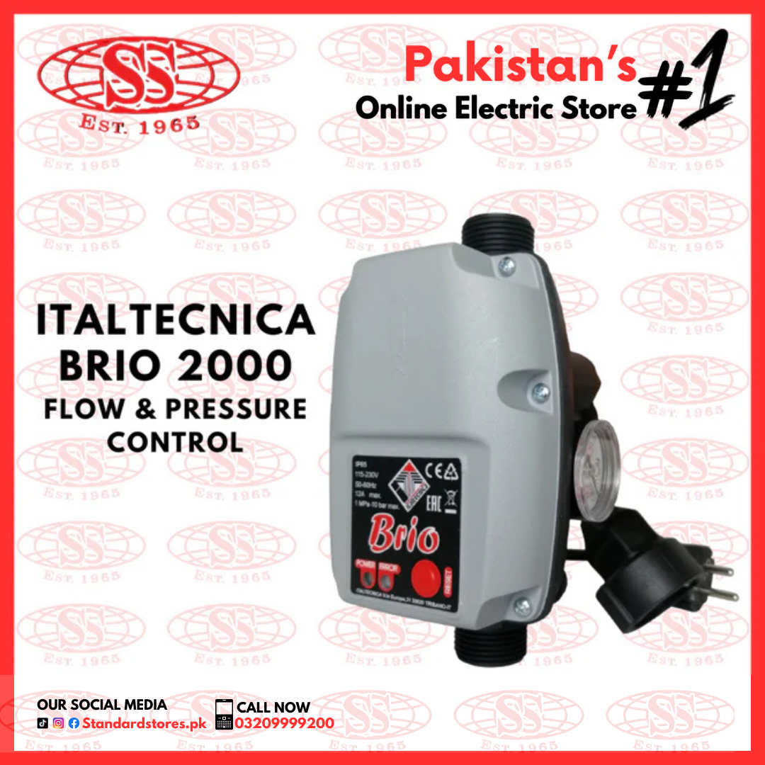 Pressure Switch Auto Flow Controller ITALTECNICA Italy BRIO 2000 ...