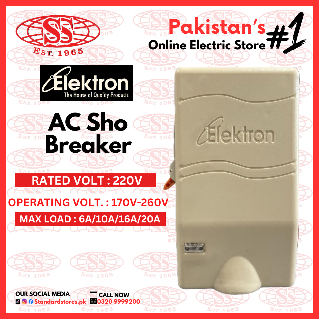 Shoo Miniature Circuit Breaker with Plug for AC Elektron — Standard ...