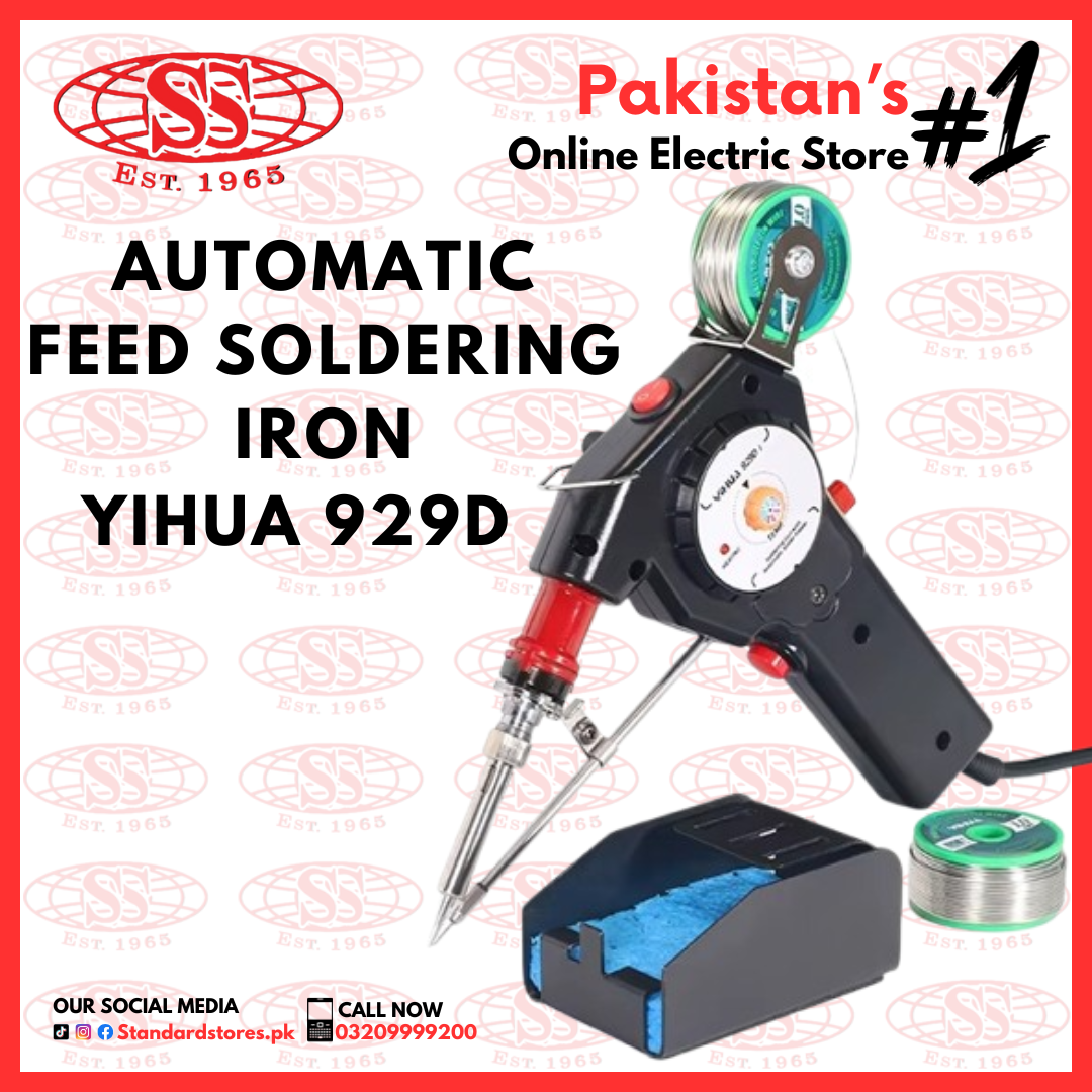 Automatic Feed Electronics Soldering Iron soldering Gun YIHUA YH 929D ...