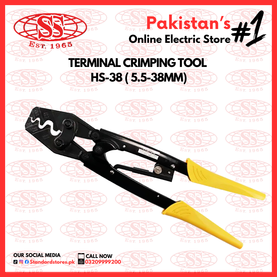 Terminal Crimping Tool HS-38 ( 5.5-38mm) — Standard Electric Co.