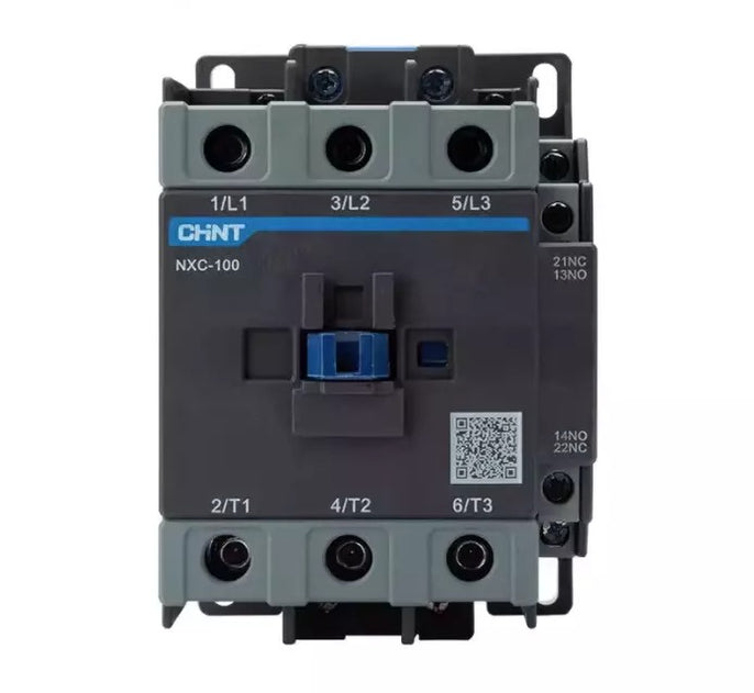 Chint Magnetic Contactor 3 Pole NXC 100 110Amp 45KW — Standard Electric Co.
